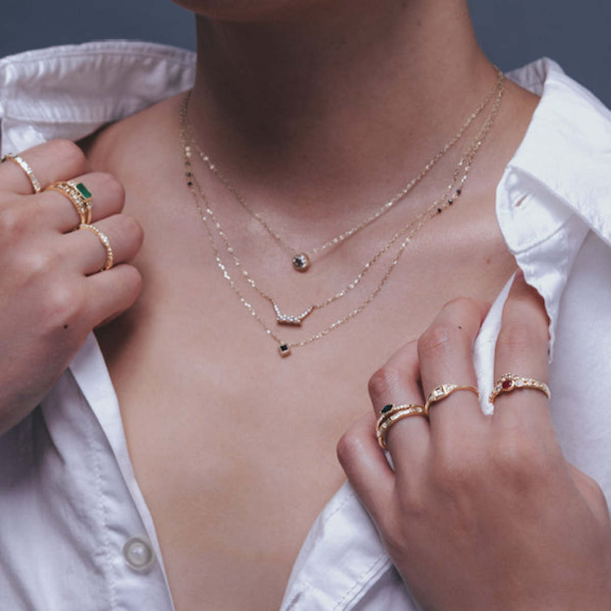 Jennie Kwon Designs Pearl Equilibrium Necklace | Garmentory