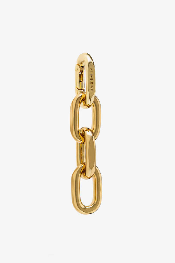 Anine Bing Signature Link Key Chain - Gold | Garmentory