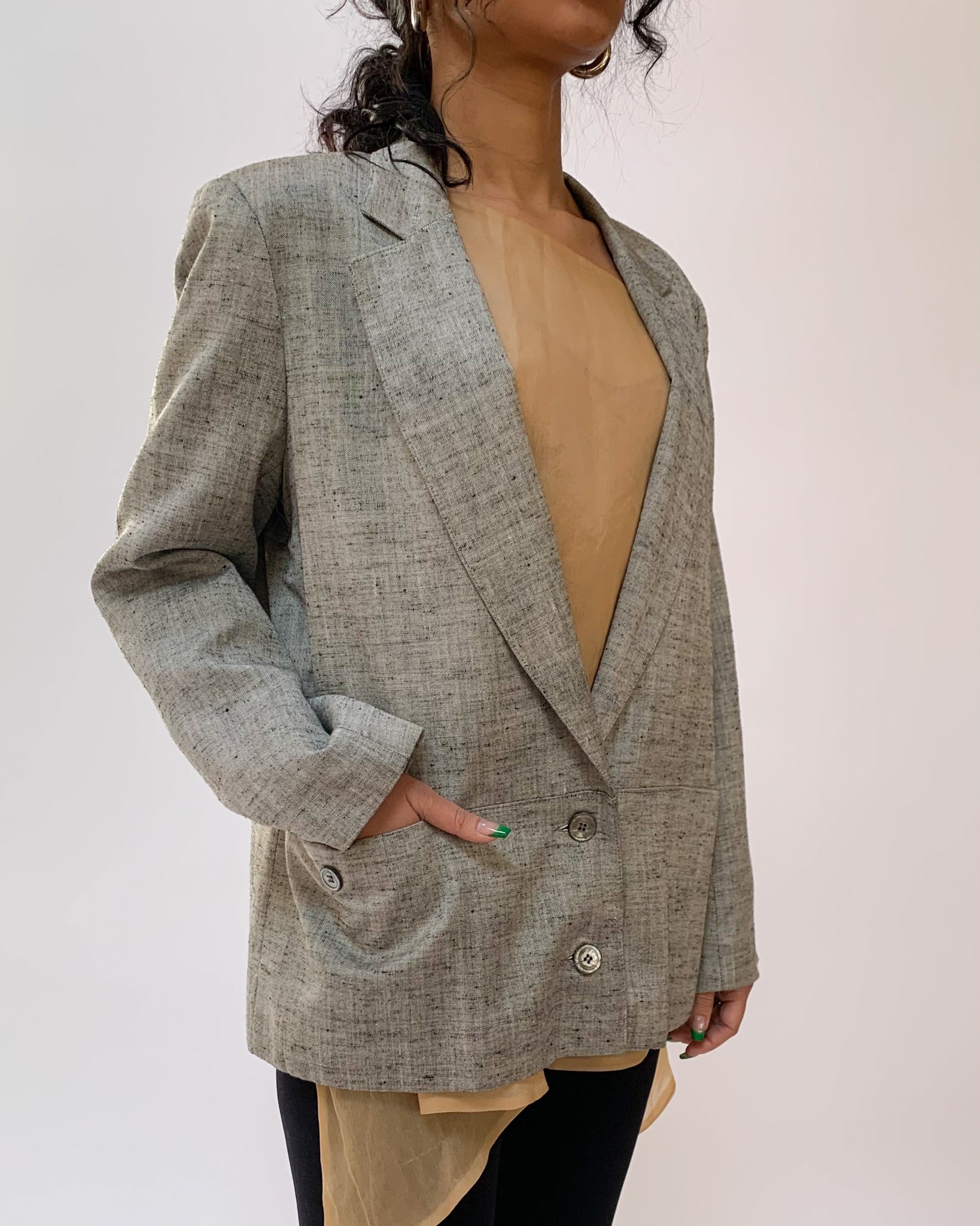 Vintage Power Jacket - Gray Fleck | Garmentory