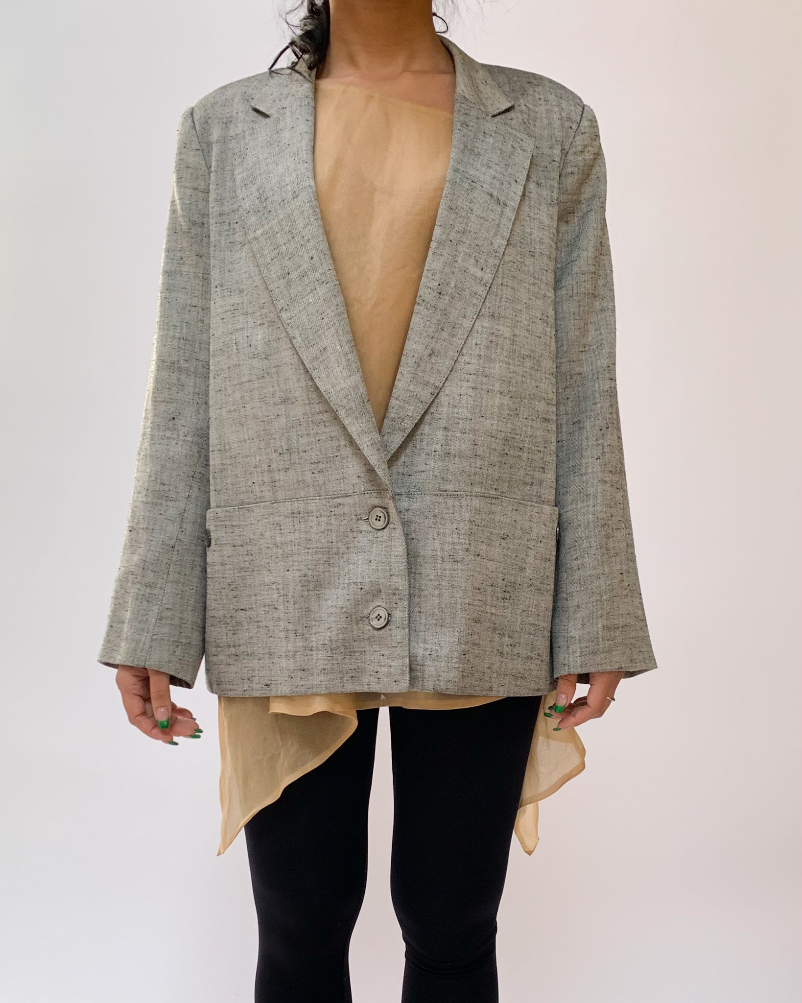 Vintage Power Jacket - Gray Fleck | Garmentory