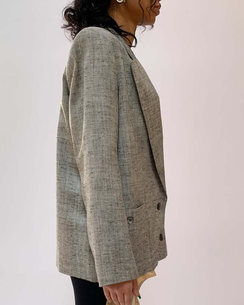 Vintage Power Jacket - Gray Fleck | Garmentory