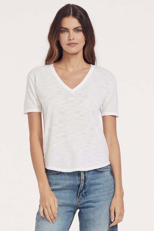 360 Cashmere Tina Top - Optic White | Garmentory