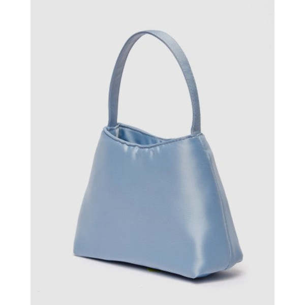 Brie Leon Satin Mini Chloe Bag - Blue | Garmentory