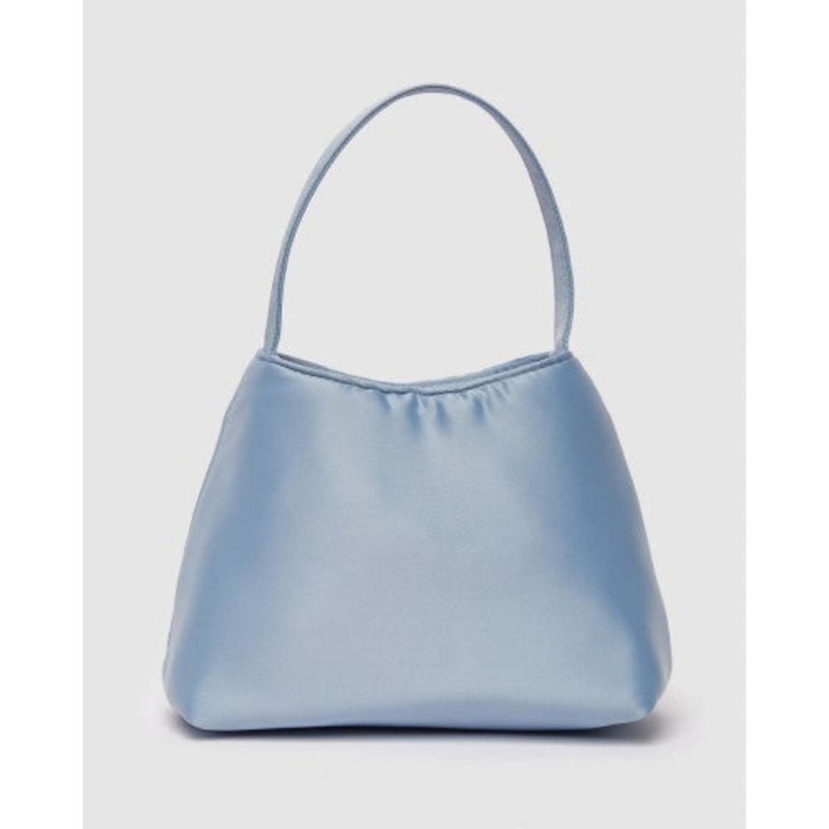Brie Leon Satin Mini Chloe Bag - Blue | Garmentory
