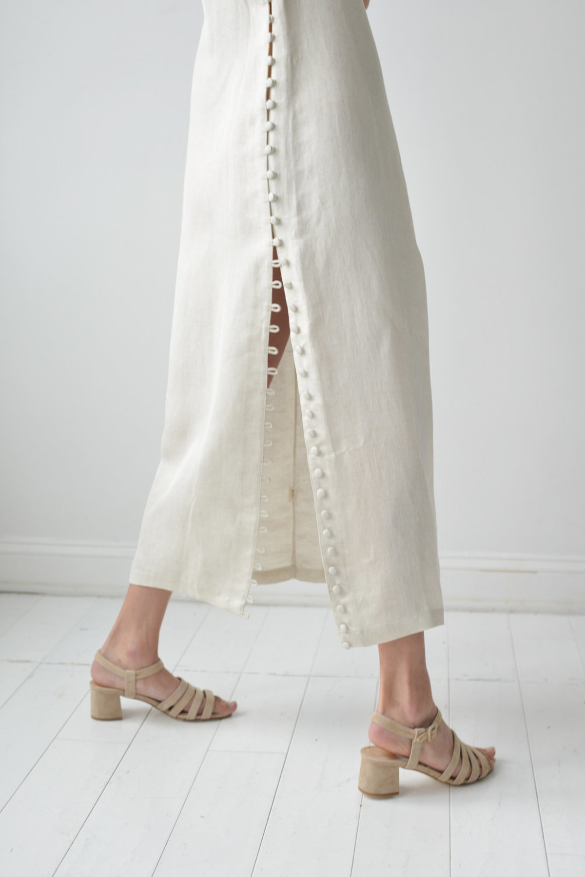 Ajaie Alaie Full Moon Dress in White Sands | Garmentory