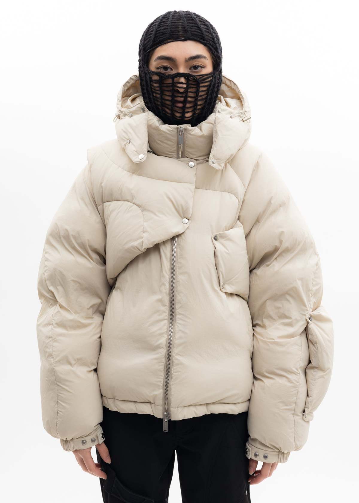 Heliot Emil Stone Scarf Puffer | Garmentory