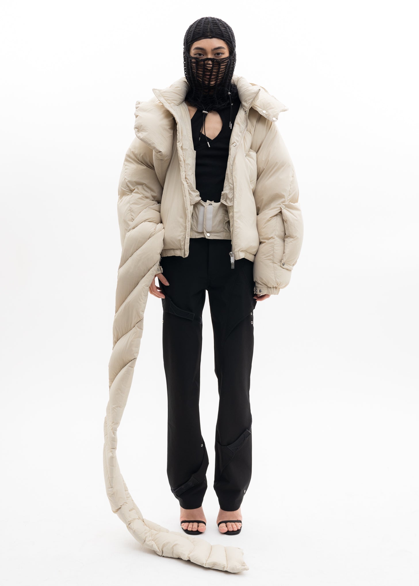 Heliot Emil Stone Scarf Puffer | Garmentory