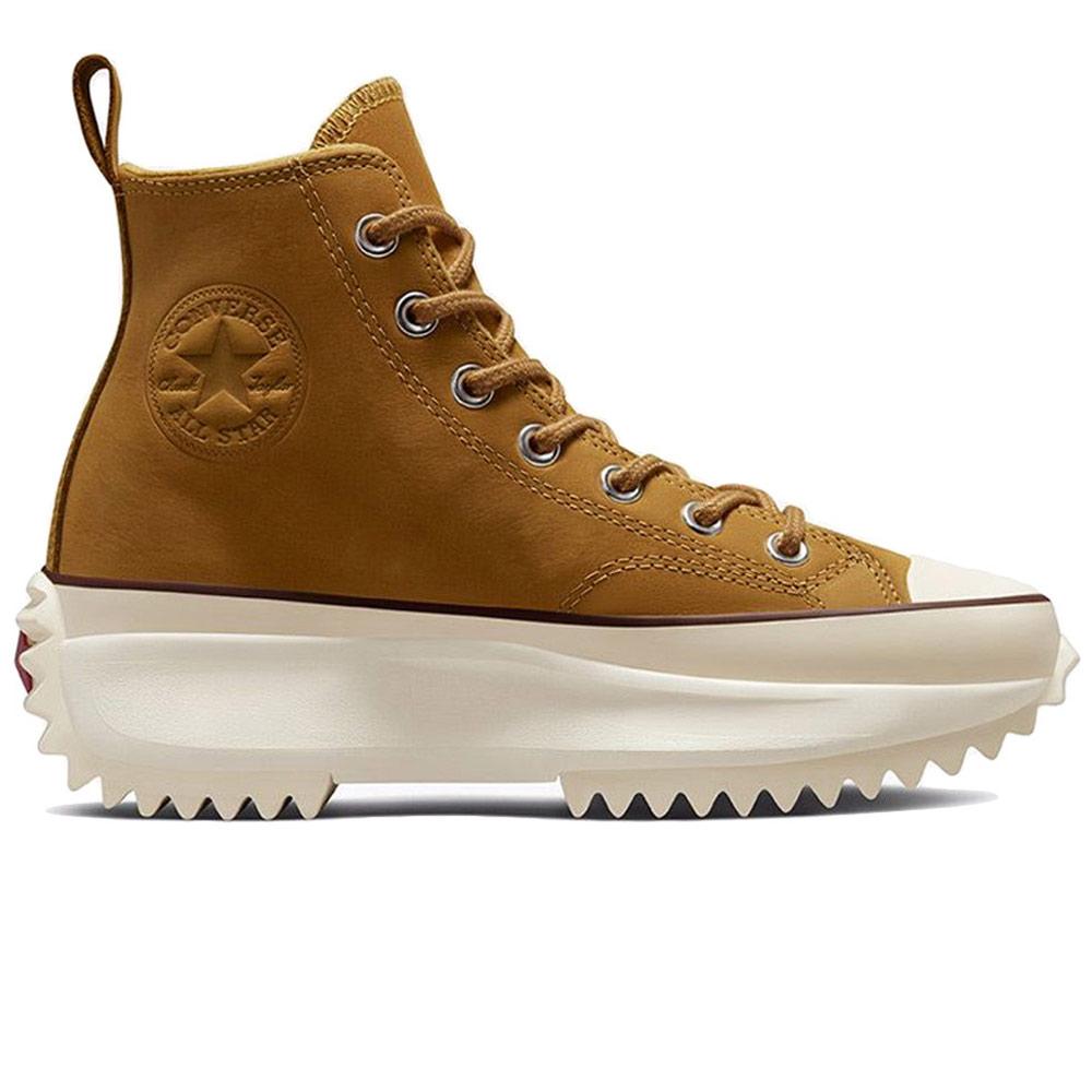 Converse Run Star Hike High Sneakers - WHEAT/SHADOWBERRY | Garmentory
