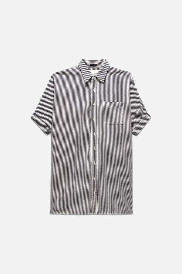 R13 Oversized Boxy Dress - Navy Stripe | Garmentory
