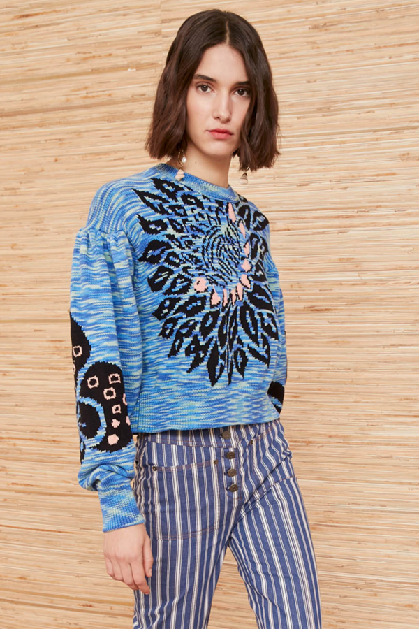 Ulla Johnson Emerson Pullover - Cerulean | Garmentory