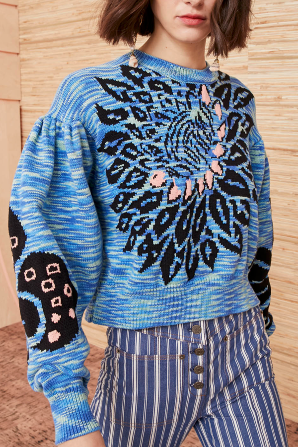 Ulla Johnson Emerson Pullover - Cerulean | Garmentory