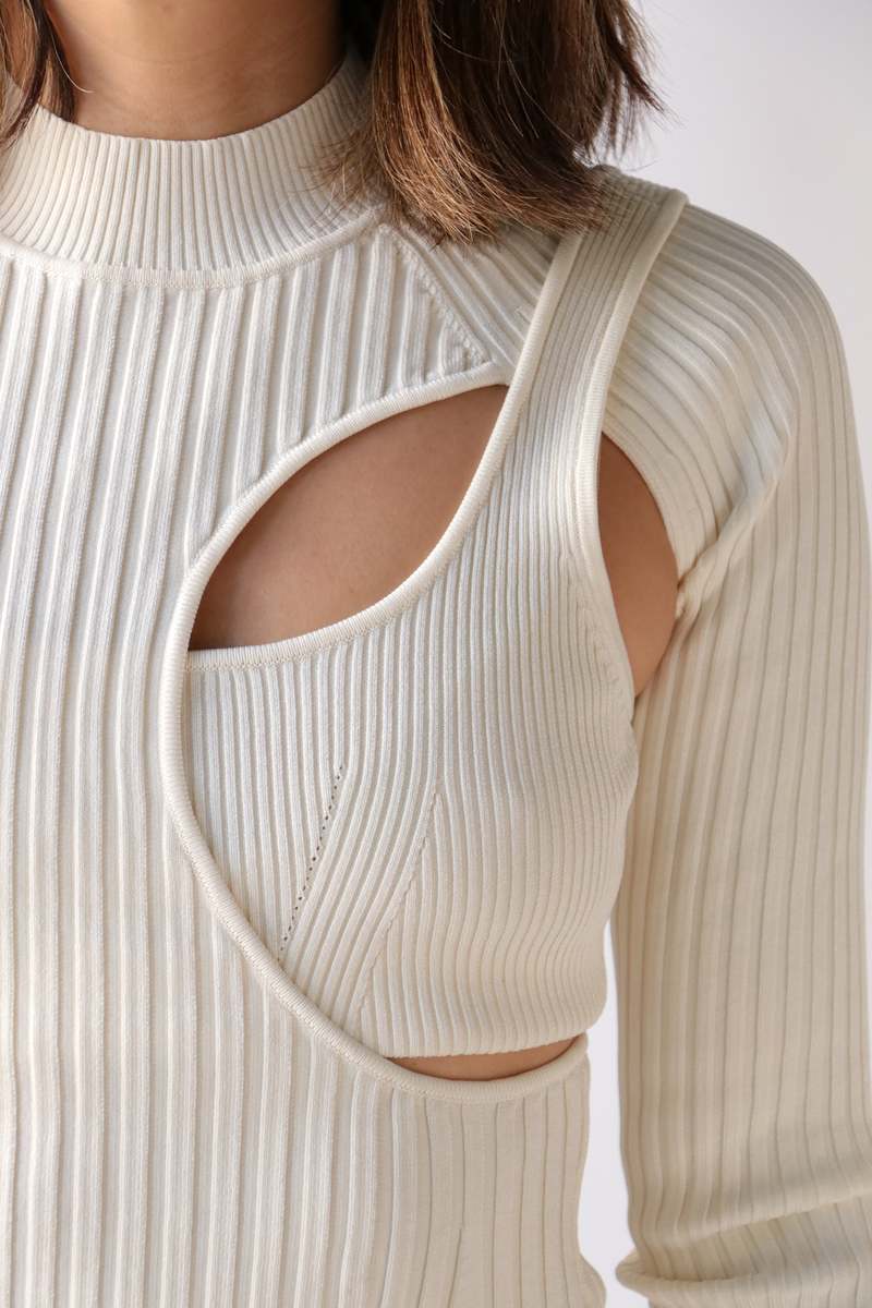 Jonathan Simkhai Vivianne Top - Ivory | Garmentory