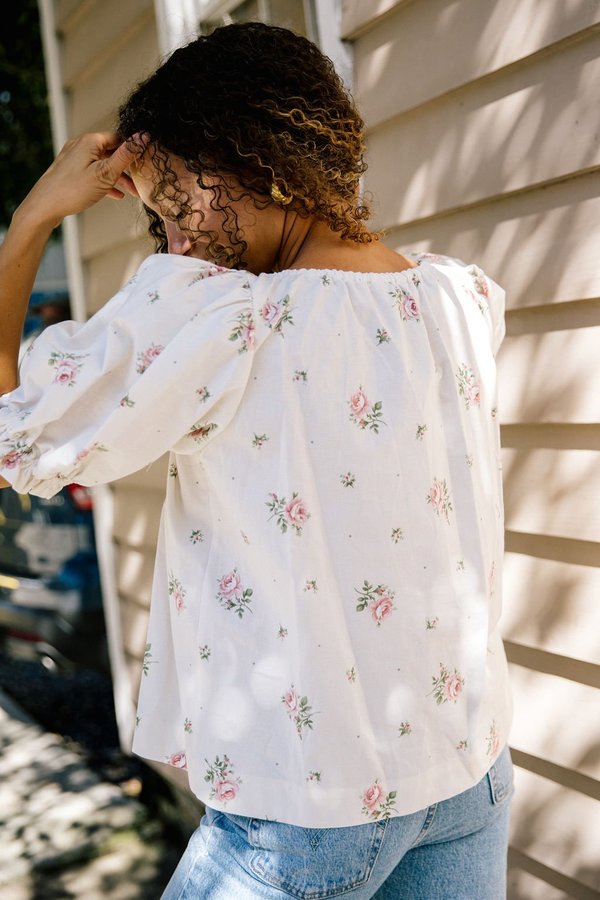 Plante Jasmine Top - Hillside Rose | Garmentory