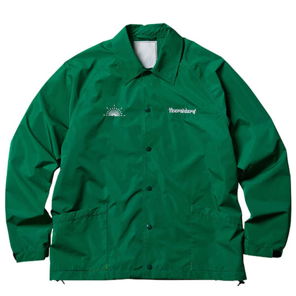 Logo Coach Jacket 'Green' | Garmentory