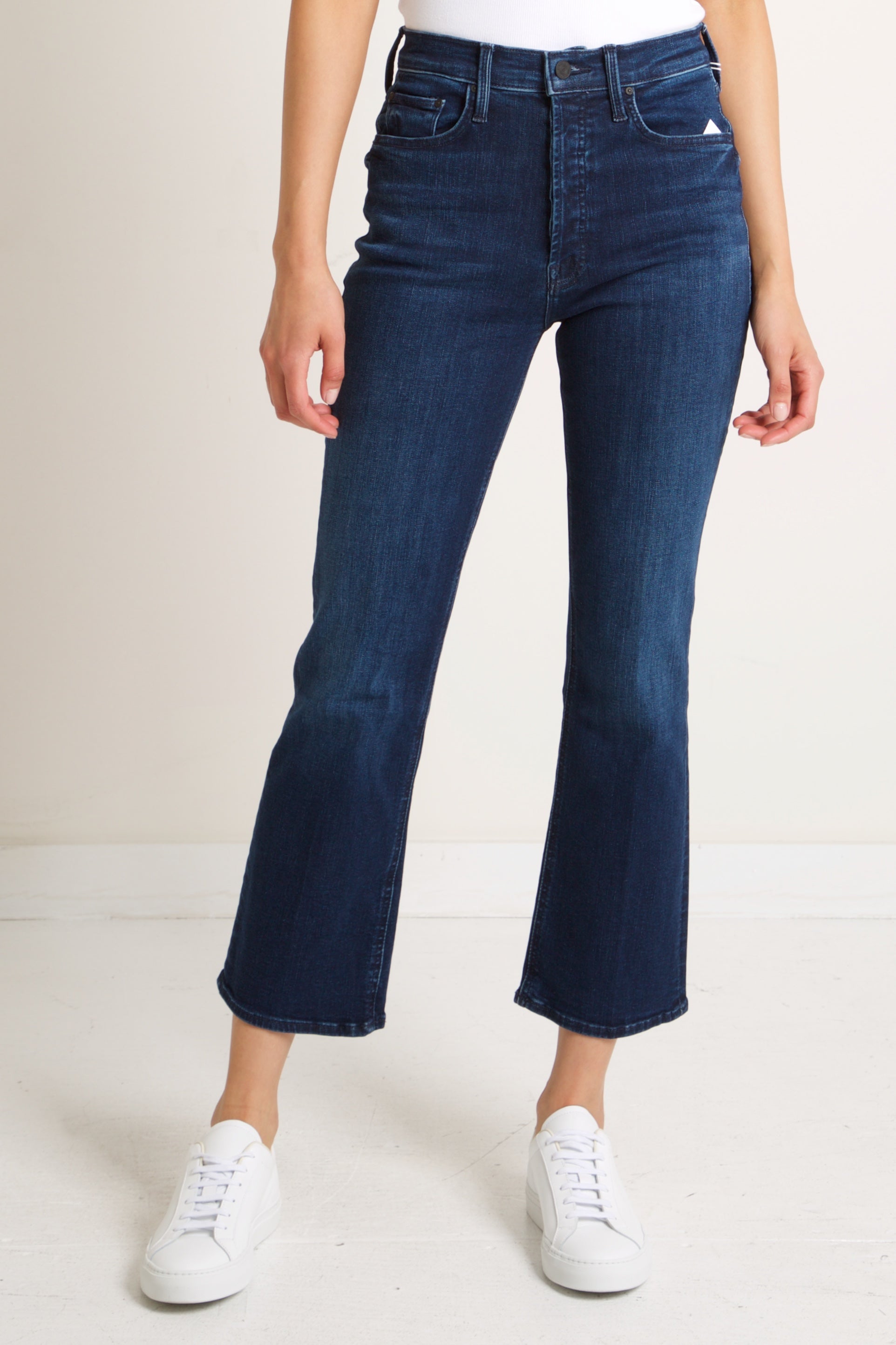 Mother Denim The Tripper Ankle DENIM - Dark | Garmentory