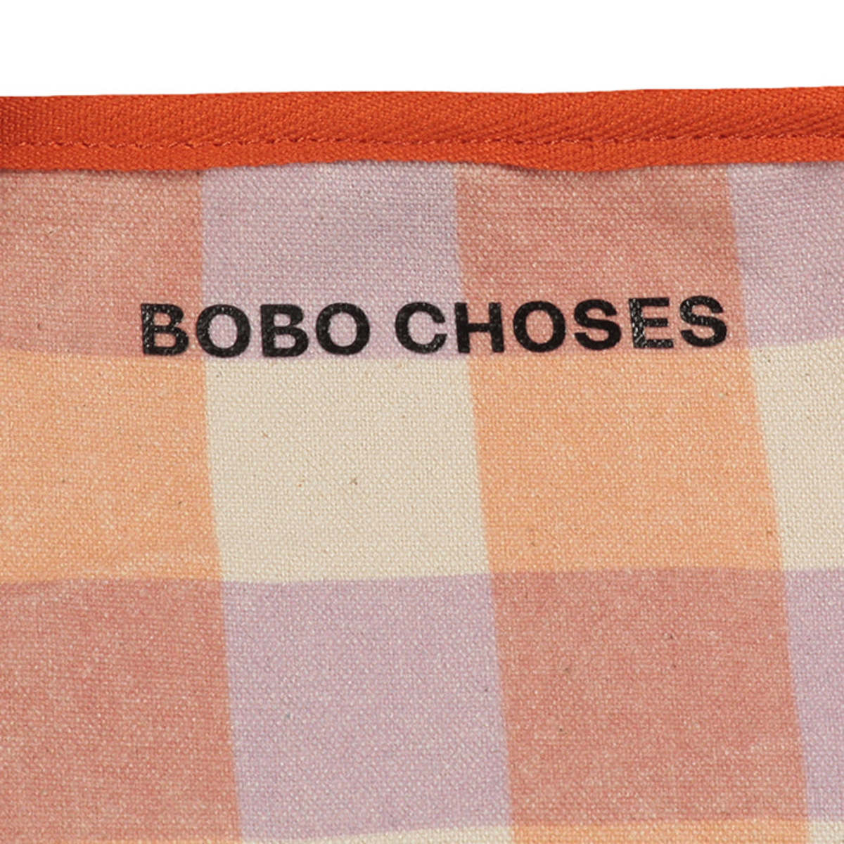 Bobo Choses Gingham Tote Bag - Orange | Garmentory