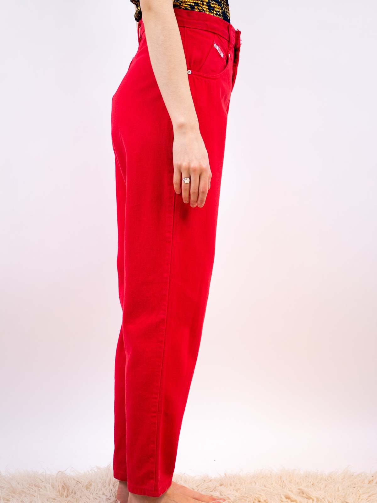 Vintage Erin Templeton bongo jeans - red | Garmentory