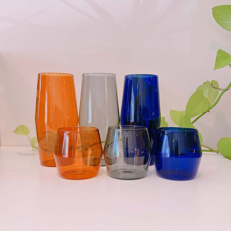 Yield Century Set of Two 16oz Glasses - Amber | Garmentory