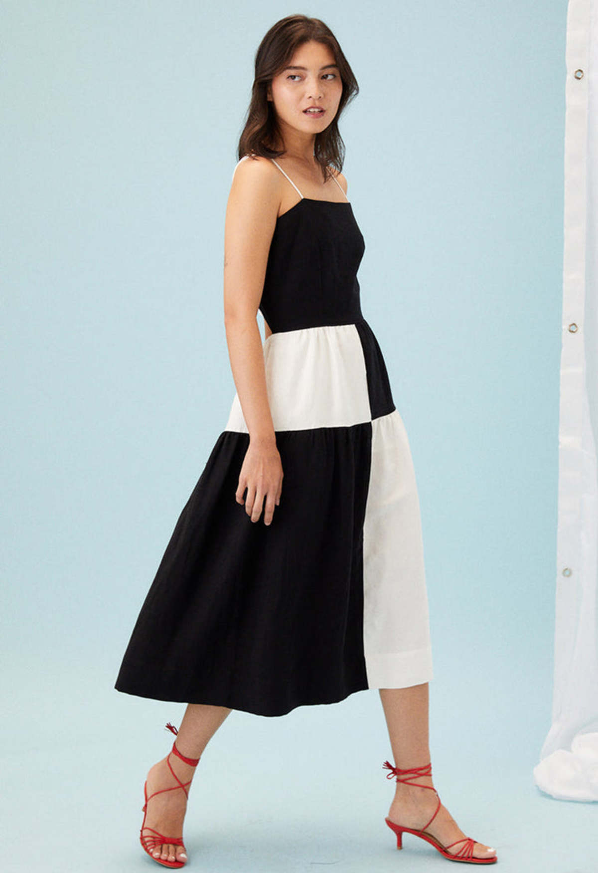 R.G. Kane Costa Dress - Black/Cream | Garmentory