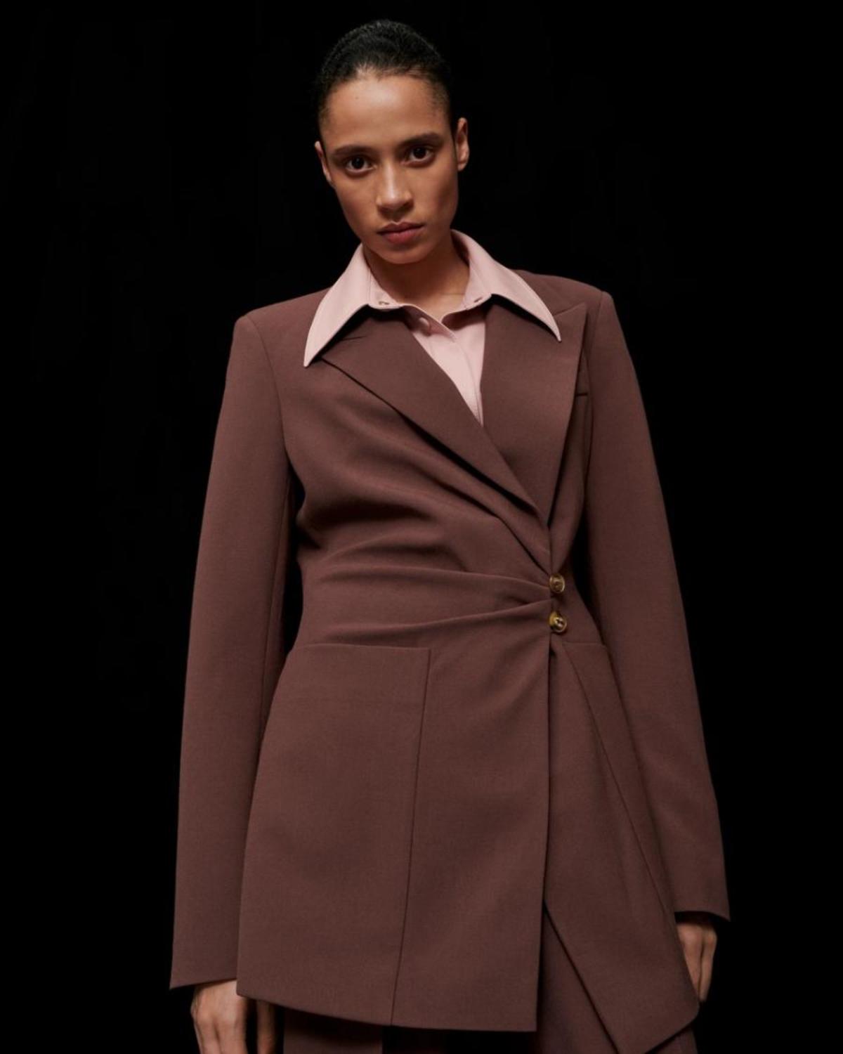 Nanushka Leda Jacket - Nutmeg | Garmentory