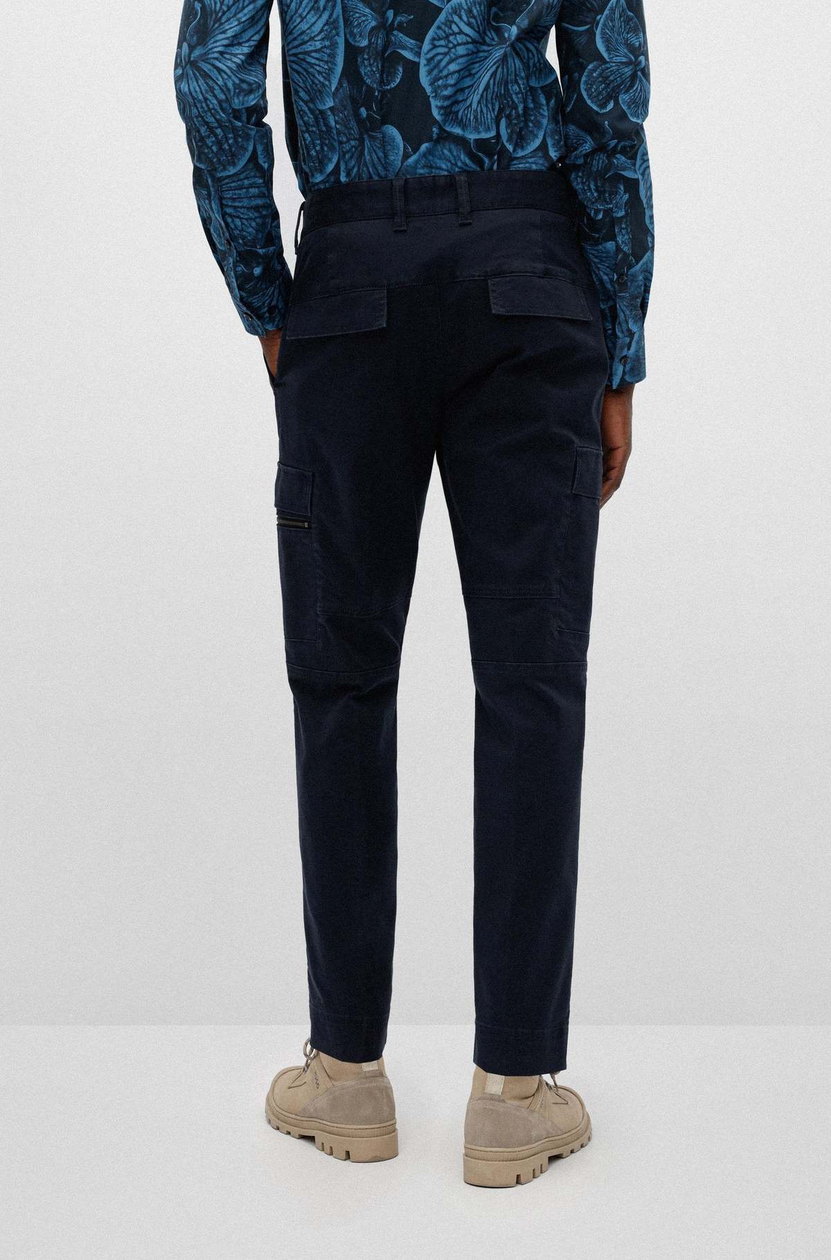 Hugo Glian Cargo Pant - Navy | Garmentory