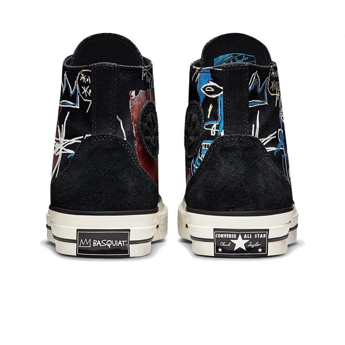 Jean-Michel Basquiat X Converse Chuck 70 HI Sneakers - Black/Multi ...