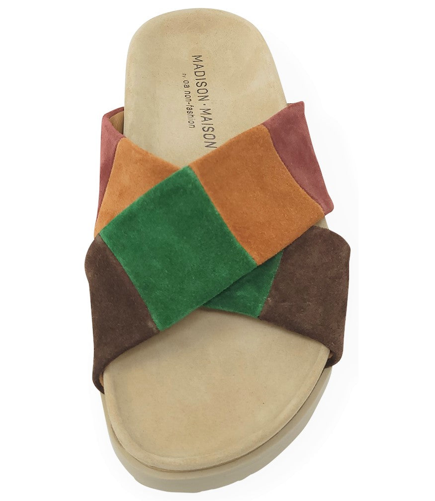 MADISON MAISON HIPPIE SLIDE - BROWN | Garmentory