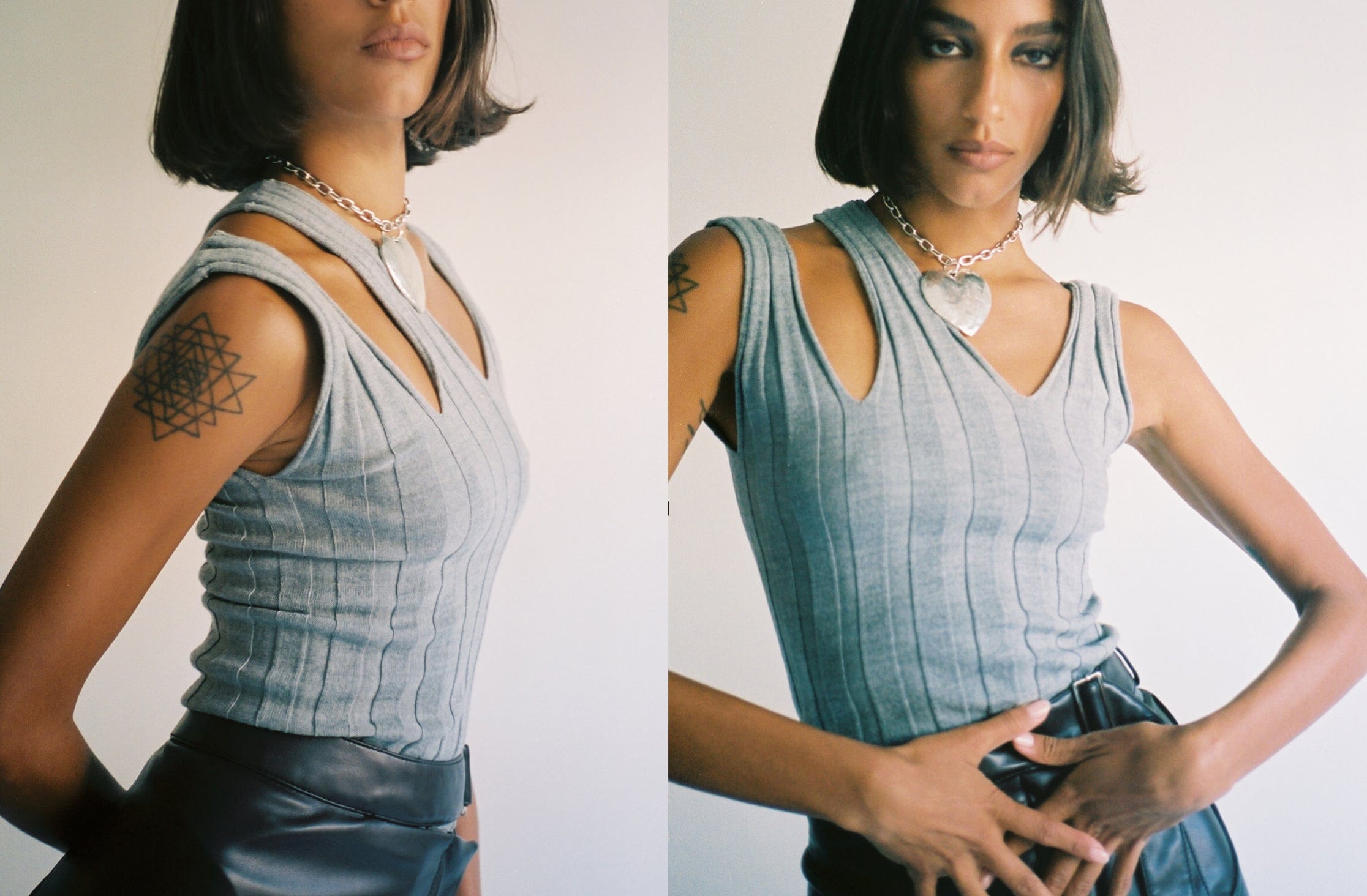 Baserange Adler Tank - Grey | Garmentory
