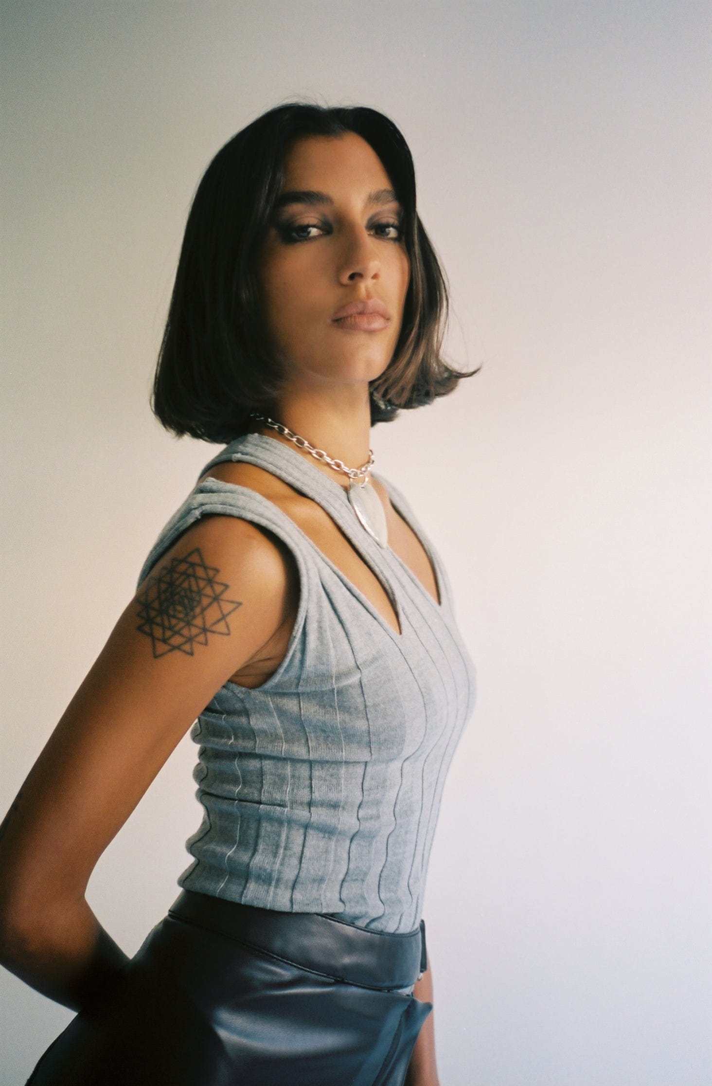 Baserange Adler Tank - Grey | Garmentory