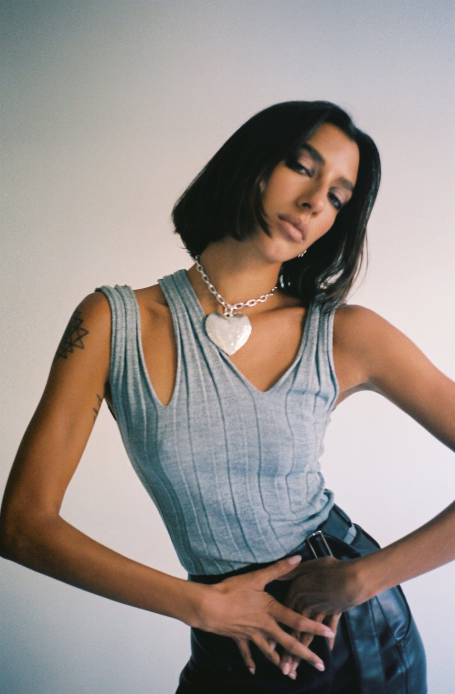 Baserange Adler Tank - Grey | Garmentory