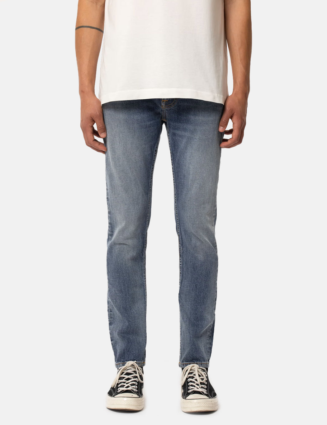 Nudie Lean Dean Jeans (Slim Tapered) - Gentle Worn | Garmentory
