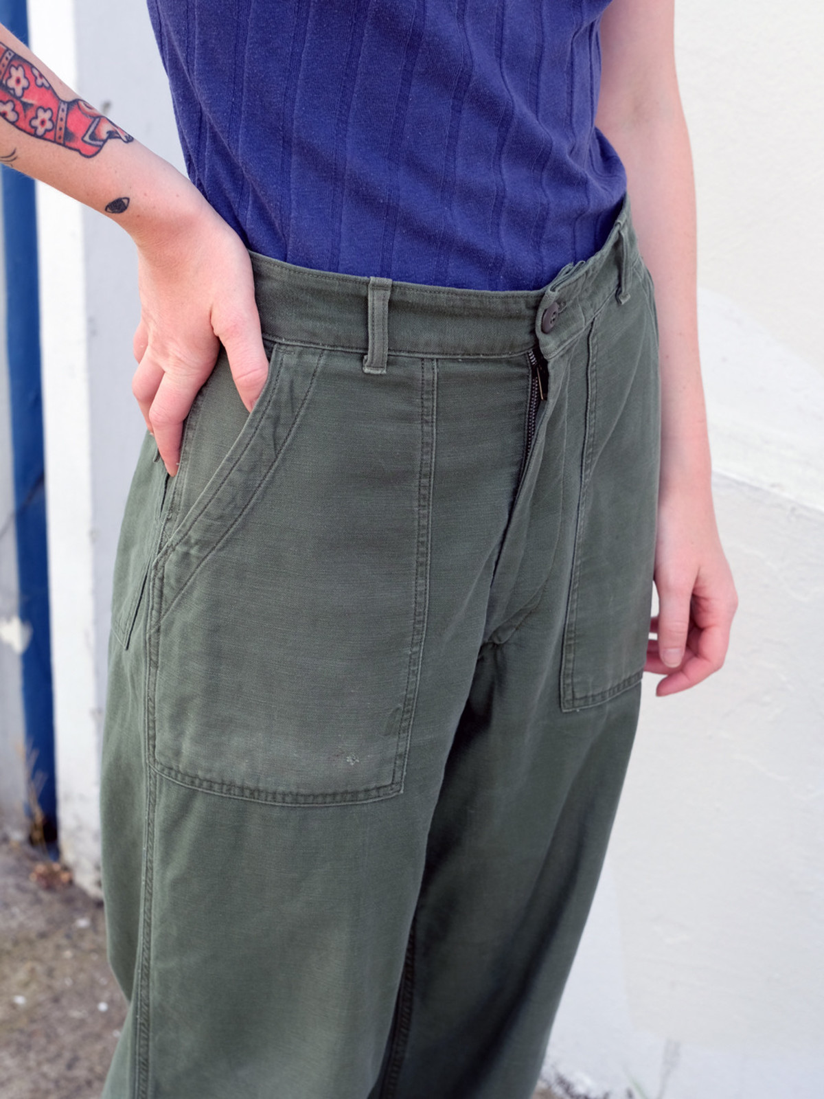 Shop Boswell VINTAGE FATIGUE PANTS | Garmentory