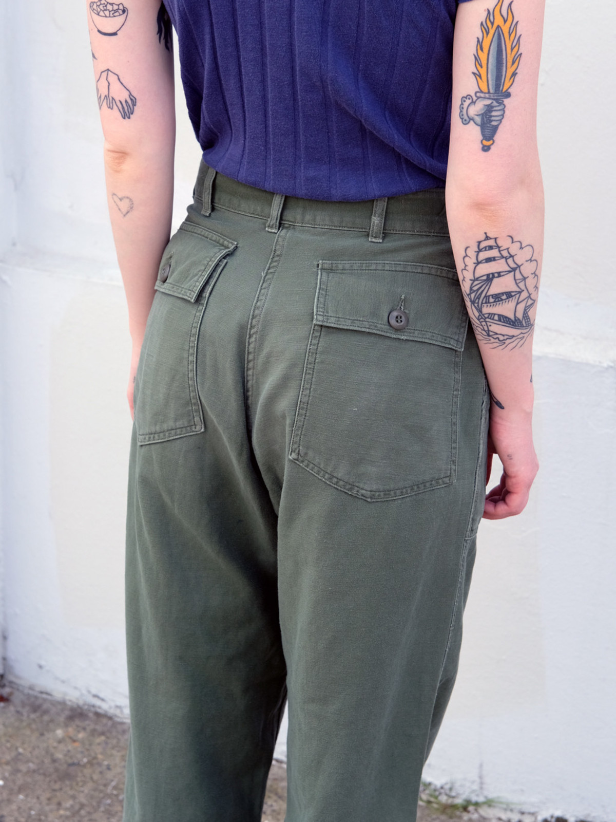 Shop Boswell VINTAGE FATIGUE PANTS | Garmentory