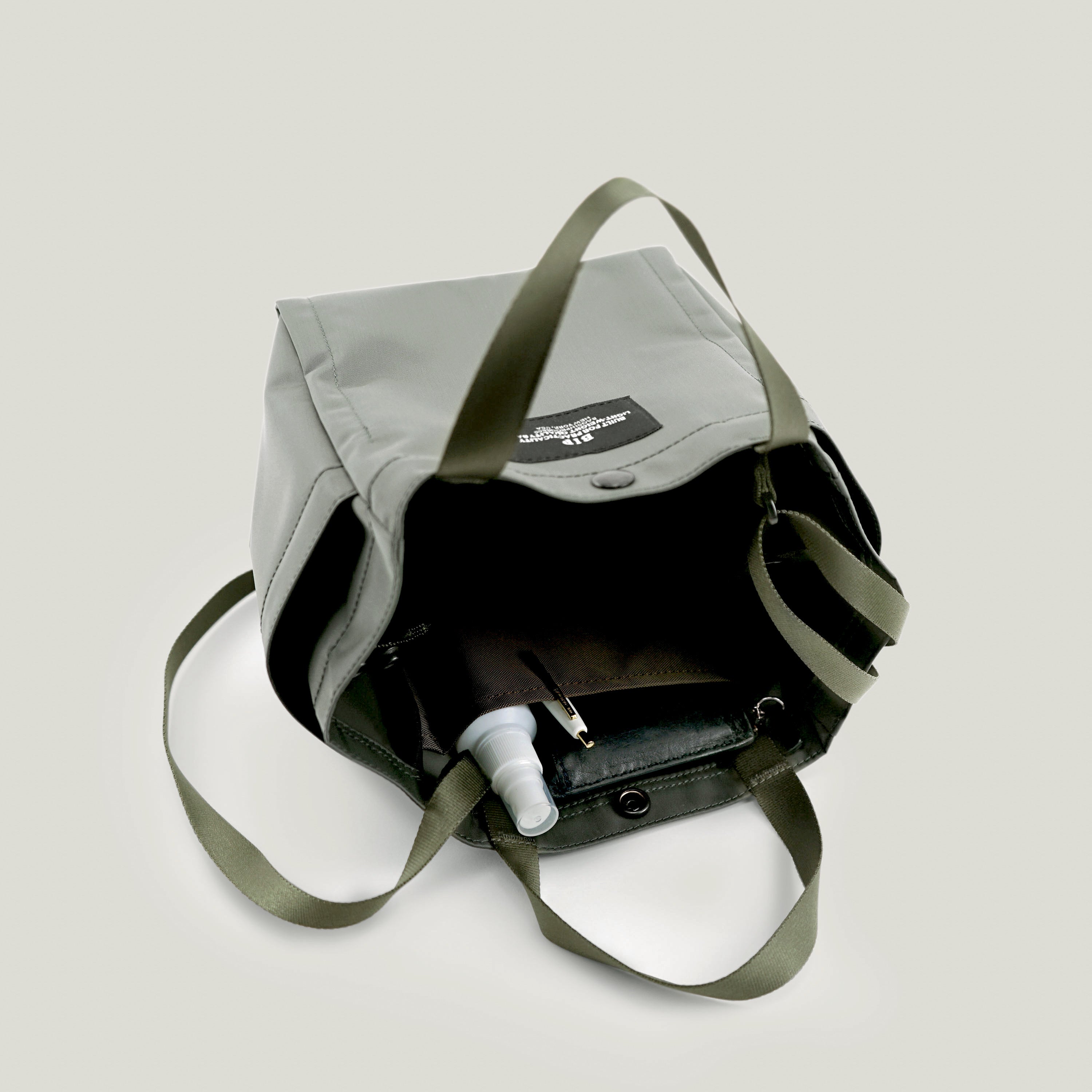 Bags in Progress Small Side Pocket Tote - Khaki Green | Garmentory