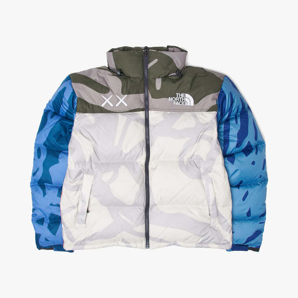 The North Face x KAWS Retro 1996 Nuptse Jacket / KW Moonlight Ivory Nuptse Print | Garmentory