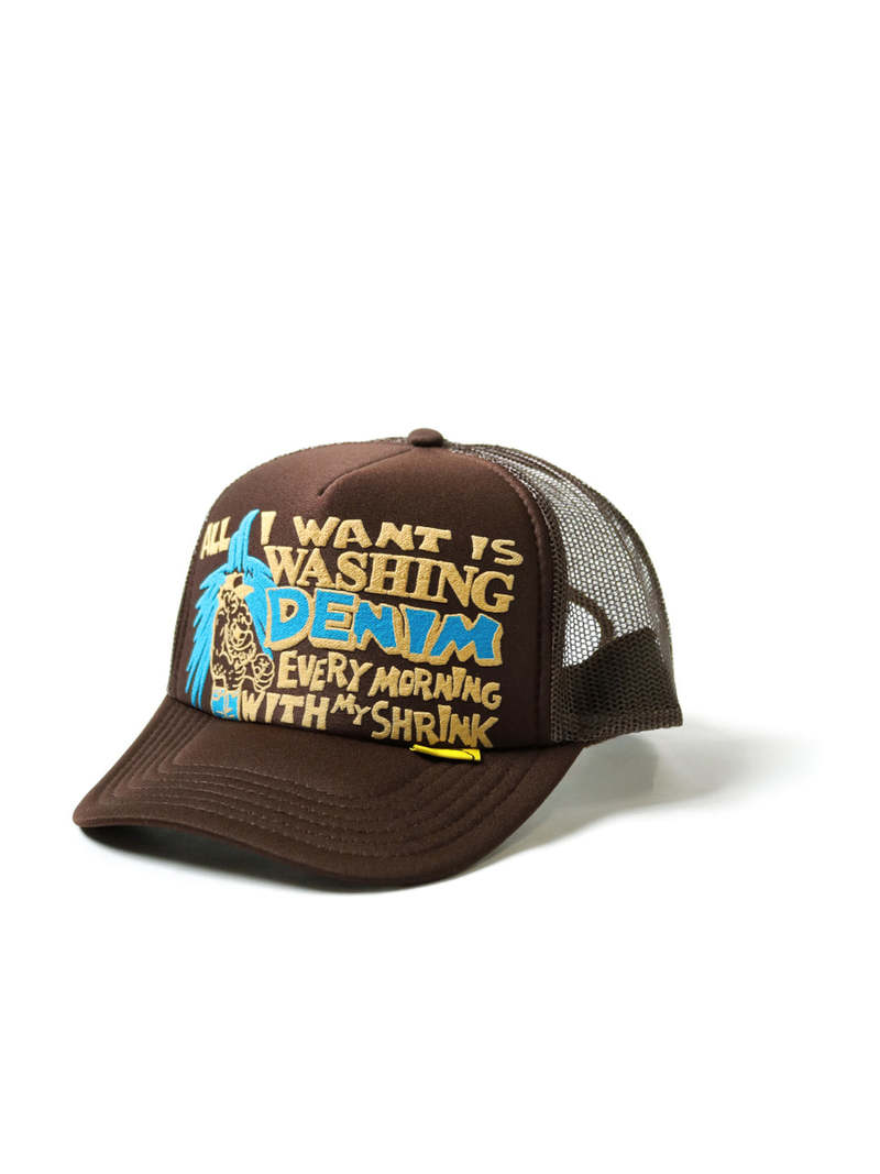 Kapital Laundry Shrink Truck Cap - Brown | Garmentory