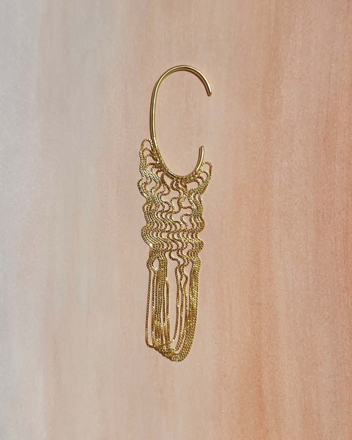 Maggoosh Currents Ear Cuff - Gold | Garmentory