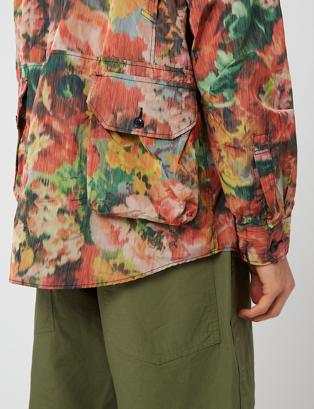 Engineered Garments Explorer Shirt Jacket - red | Garmentory