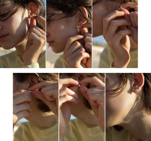 Knobbly Studio Twin Pearl Earring | Garmentory