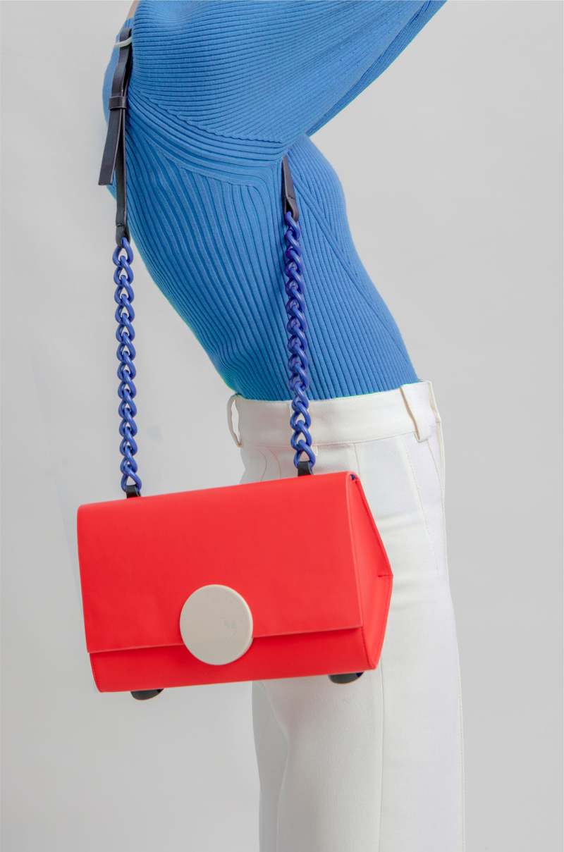 MATTER MATTERS PYTHAGORAS Shoulder Bag • Bright Red | Garmentory