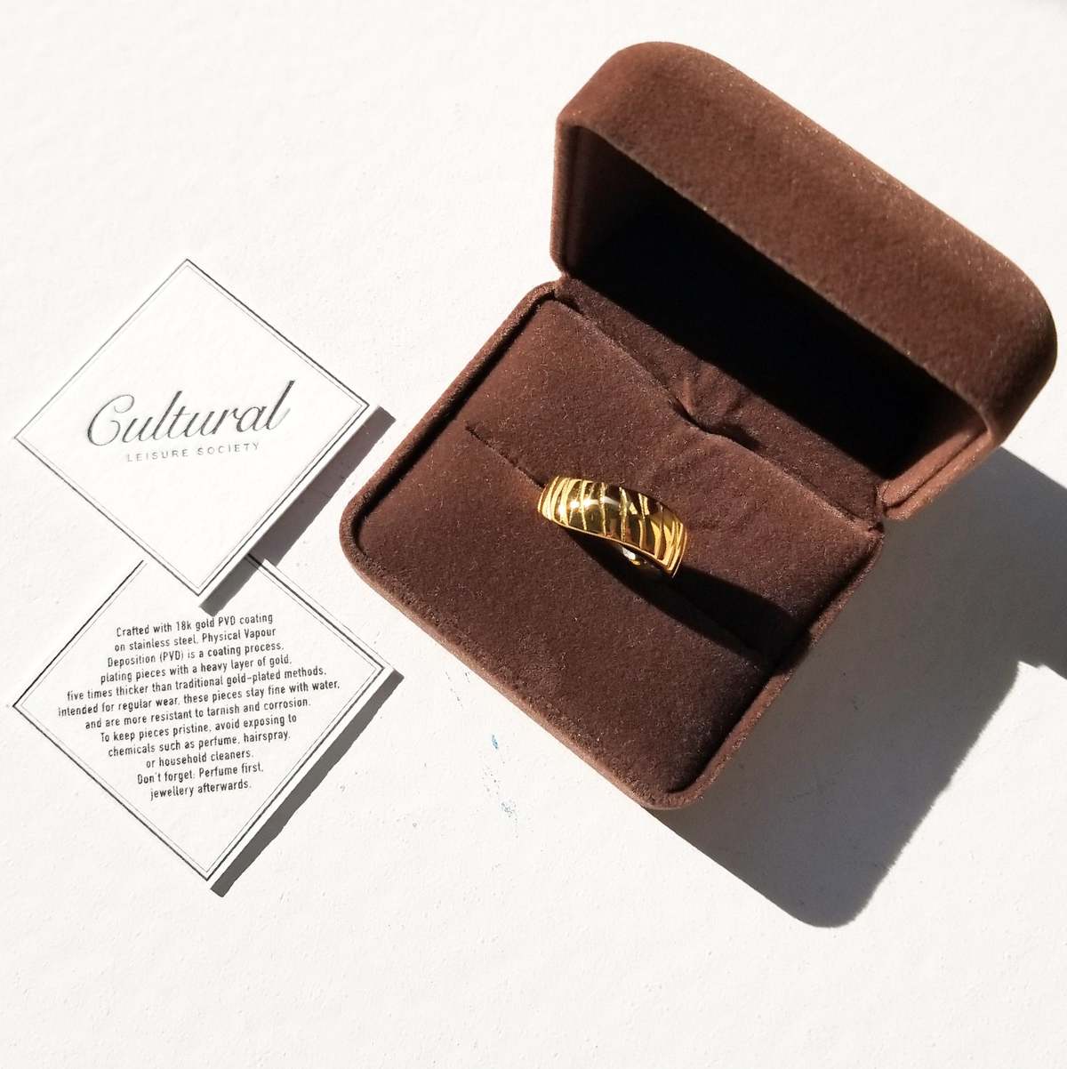 MATTER MATTERS Warp Ring - Gold | Garmentory