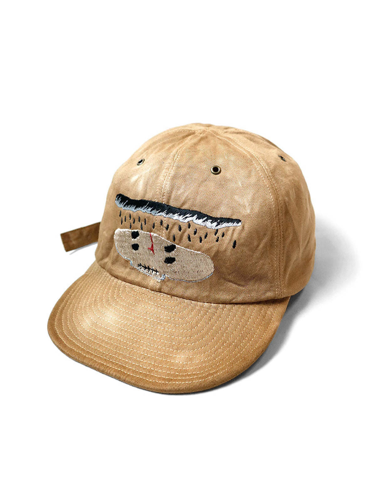 Kapital KOUNTRY KATSURAGI KOLA CAP RAIN RAIN SKULL - GOLD | Garmentory