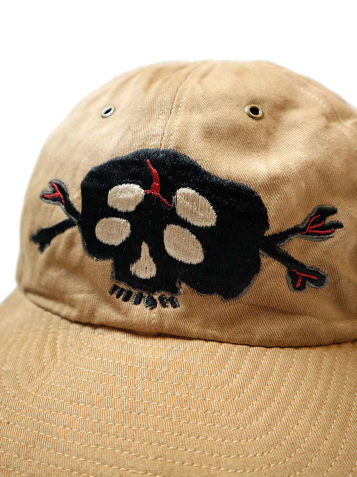 Kapital KOUNTRY KATSURAGI KOLA RAIN SKULL CAP - GOLD | Garmentory
