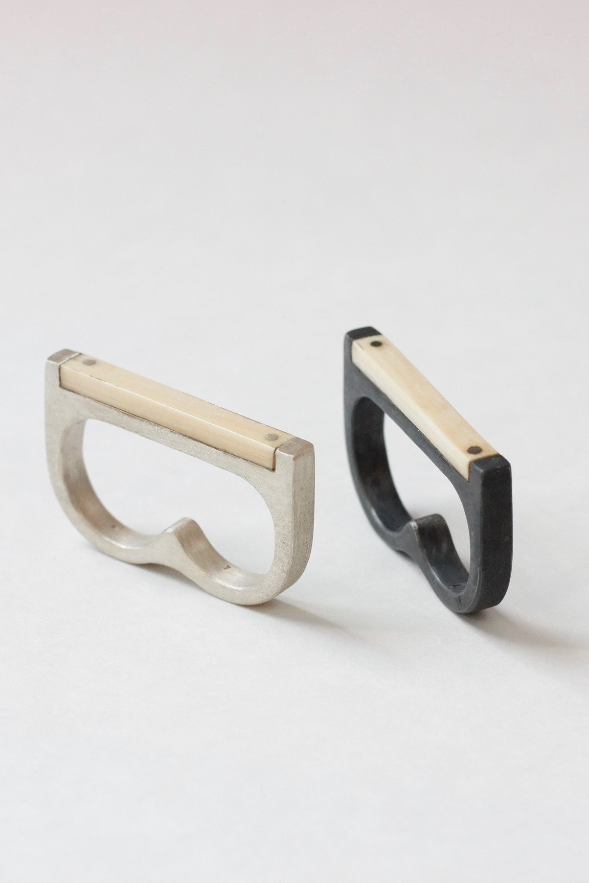 Parts Of Four Double Plate ring 4mm | Garmentory