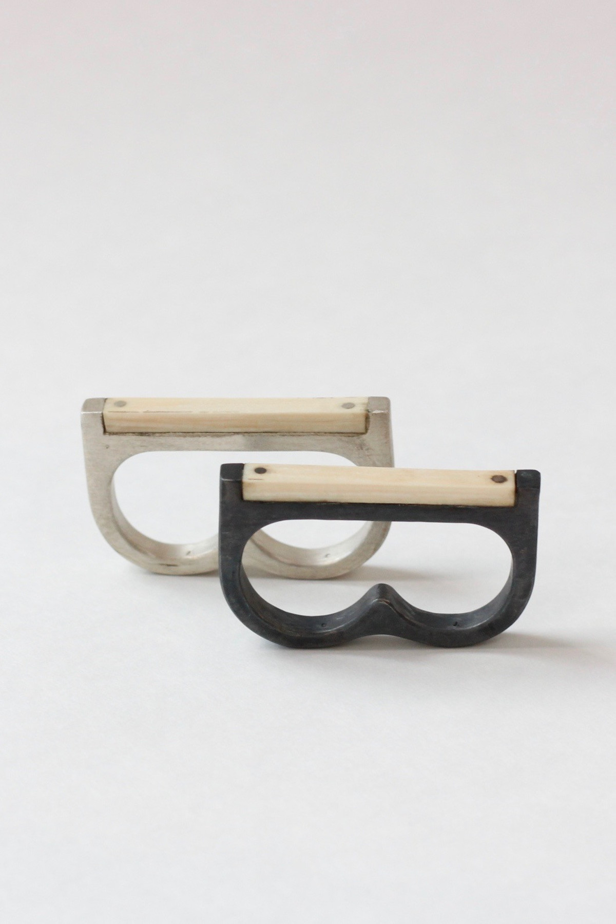 Parts Of Four Double Plate ring 4mm | Garmentory