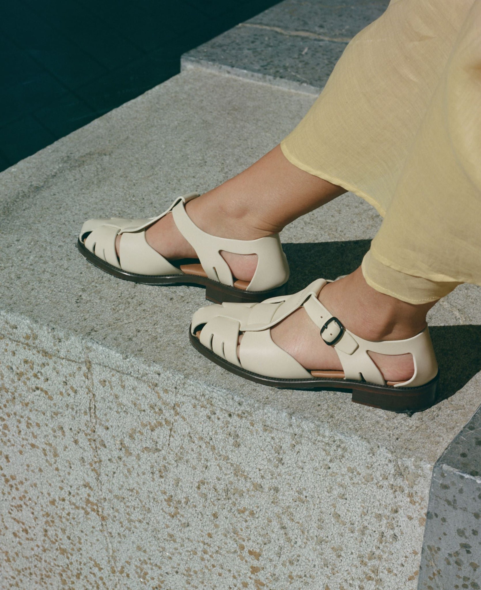 Hereu Pesca Sandal - Custard | Garmentory