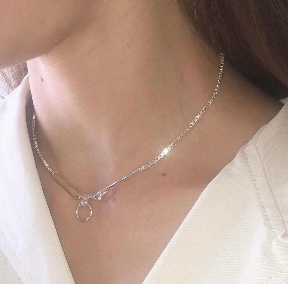 Knobbly Studio Twin Link Necklace | Garmentory