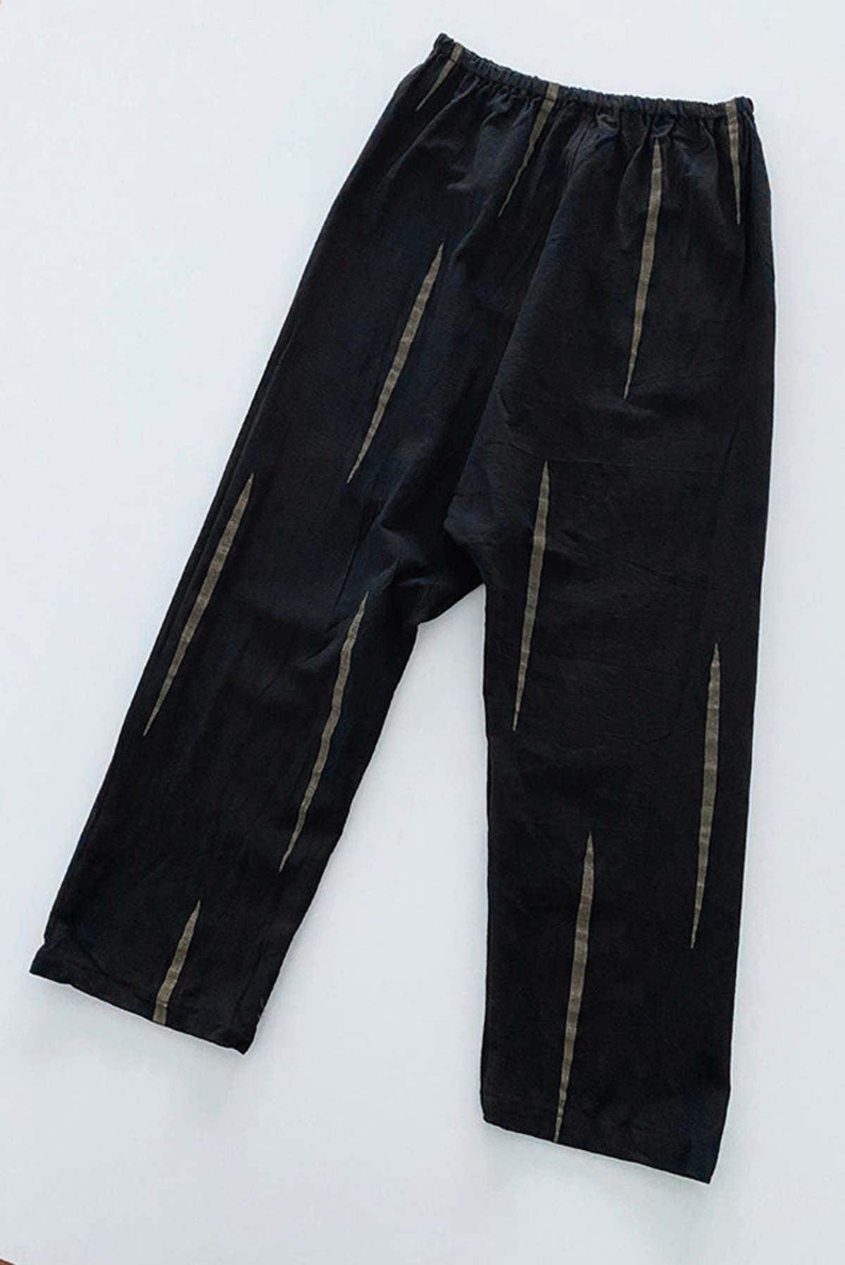 Uzi Nyc Coarse Cotton Pant - Scratch Print | Garmentory