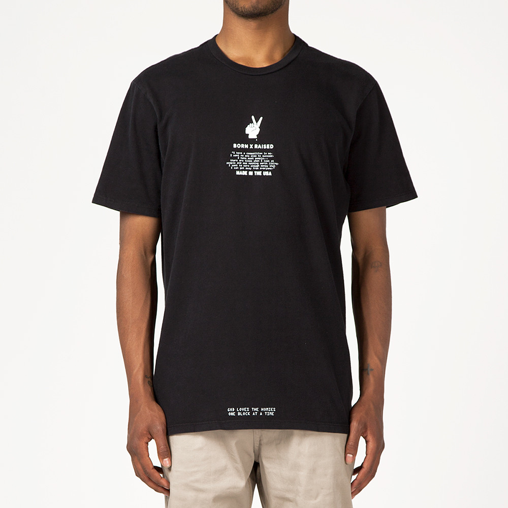 BORN X RAISED HOKA T-SHIRT - BLACK | Garmentory