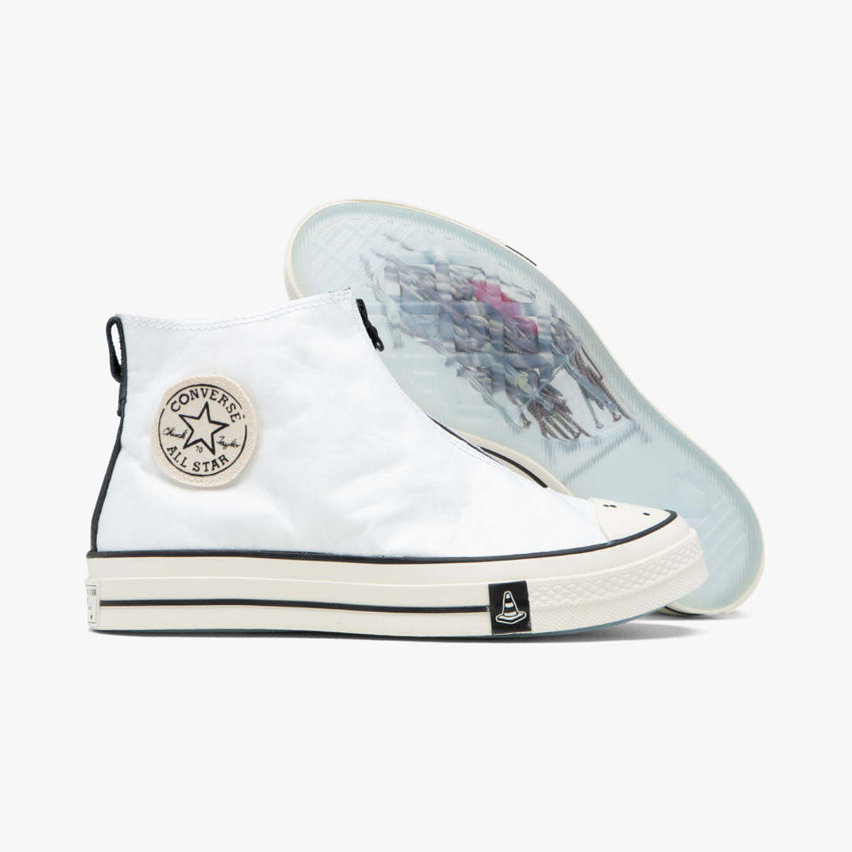 Converse x Joshua Vides Chuck 70 Hi White / Black - Black | Garmentory